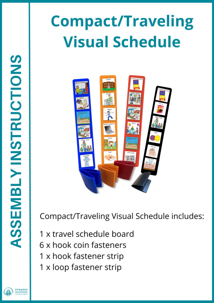 Compact/Travelling Visual Schedule