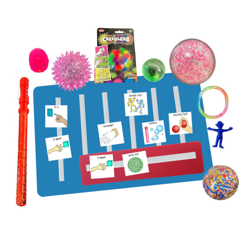 Visual Toy Pack - Pack of sensory toys and communication aids