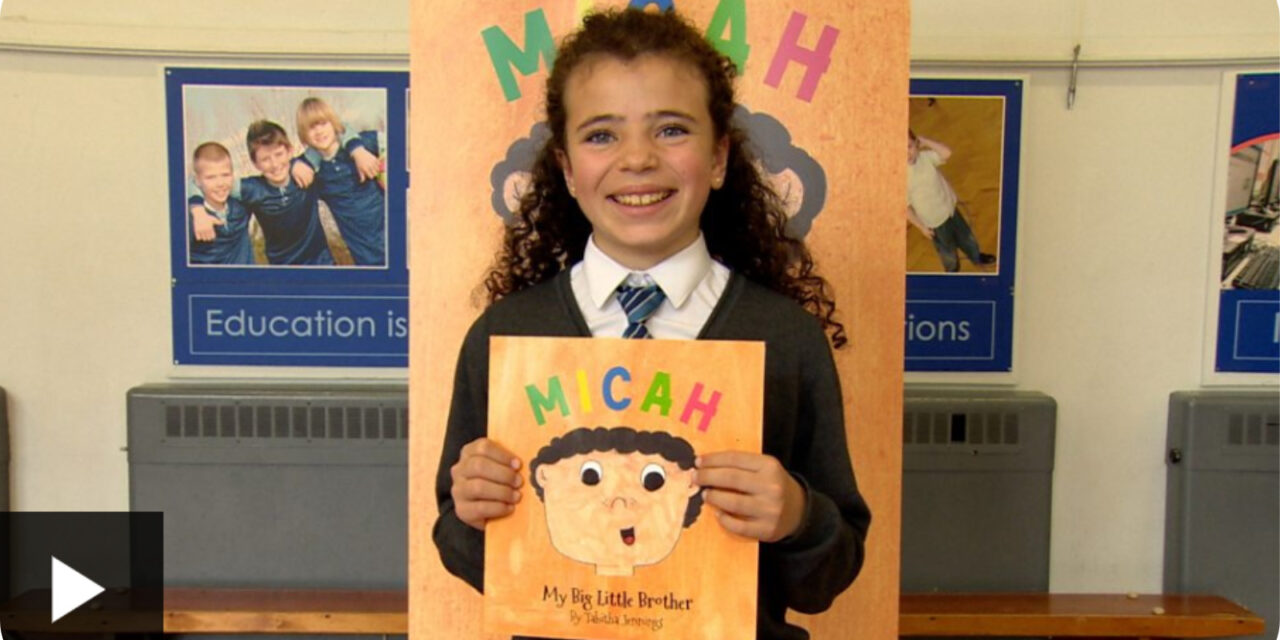 Tabitha has written a book about her brother and his non-verbal autism ...