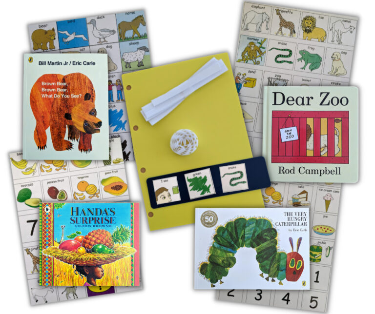 Story Book Activities - Stories adapted for PECS (AAC system)